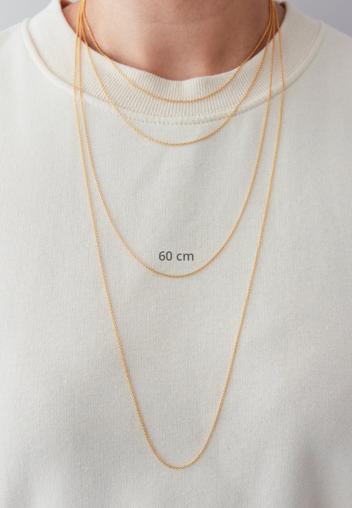 60cm gold chain store